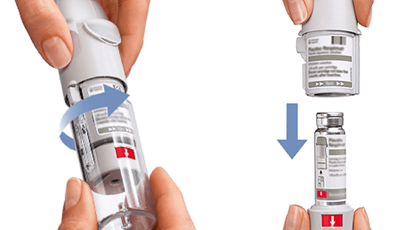 De patroon of inhalator vervangen | RESPIMAT®